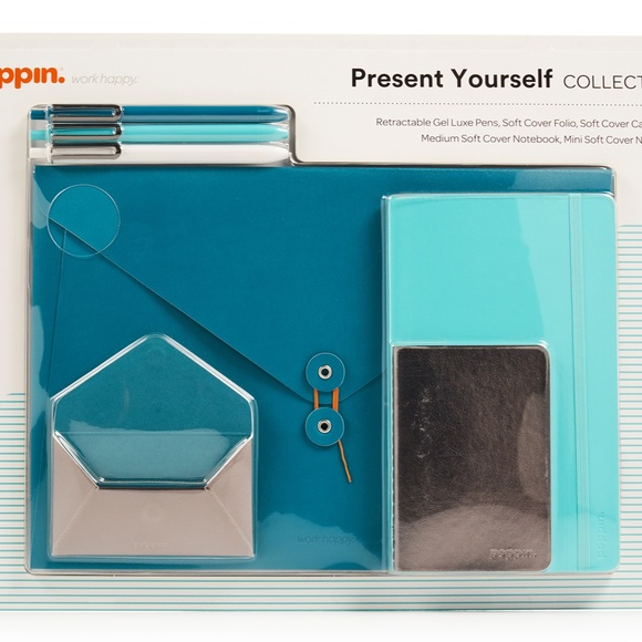 Poppin | Office | Poppin Work Happy Present Yourself Collection Teal 7 ...